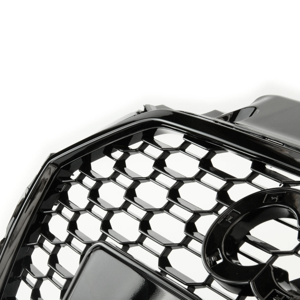 RS3 Style Honeycomb Black Front Grilles Kit to fit Audi A3 8v Facelift ...