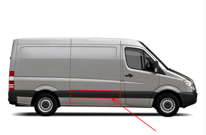 Mercedes Sprinter 2006 - 2018 Rear Sliding Door Panel Trim Right Drive ...
