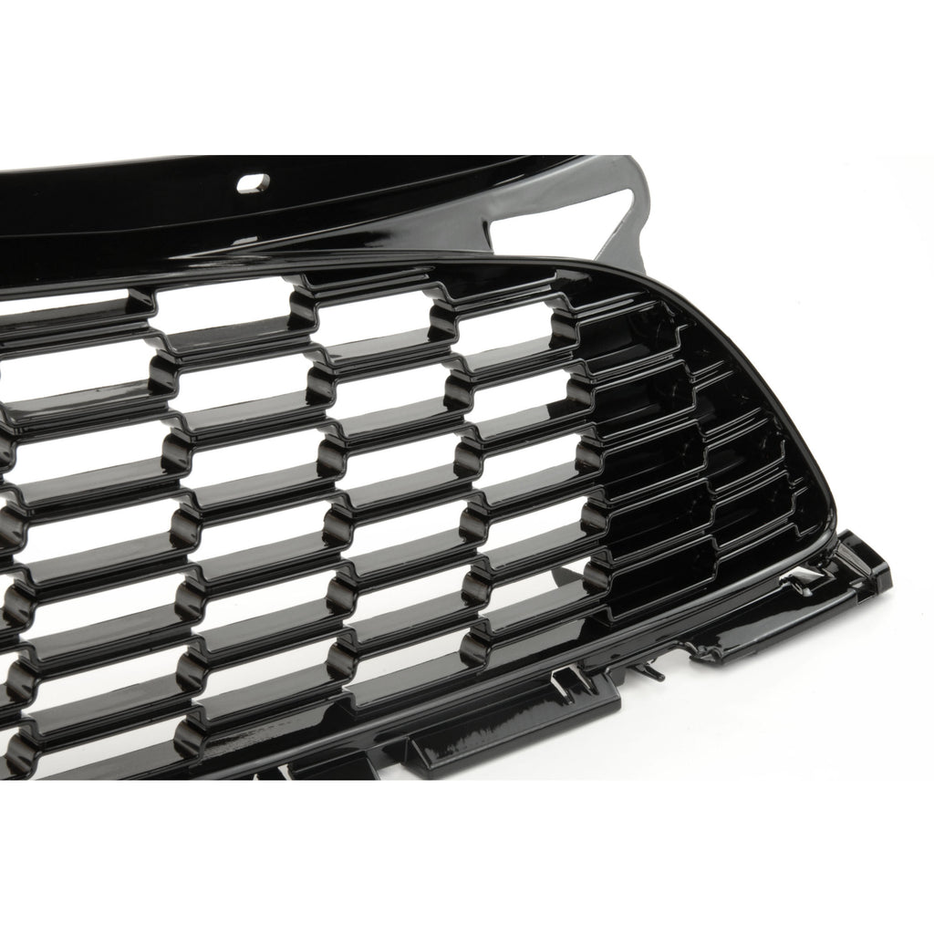 Gloss Black Front Grille for Mini R56 JCW John Cooper Works & Cooper S ...