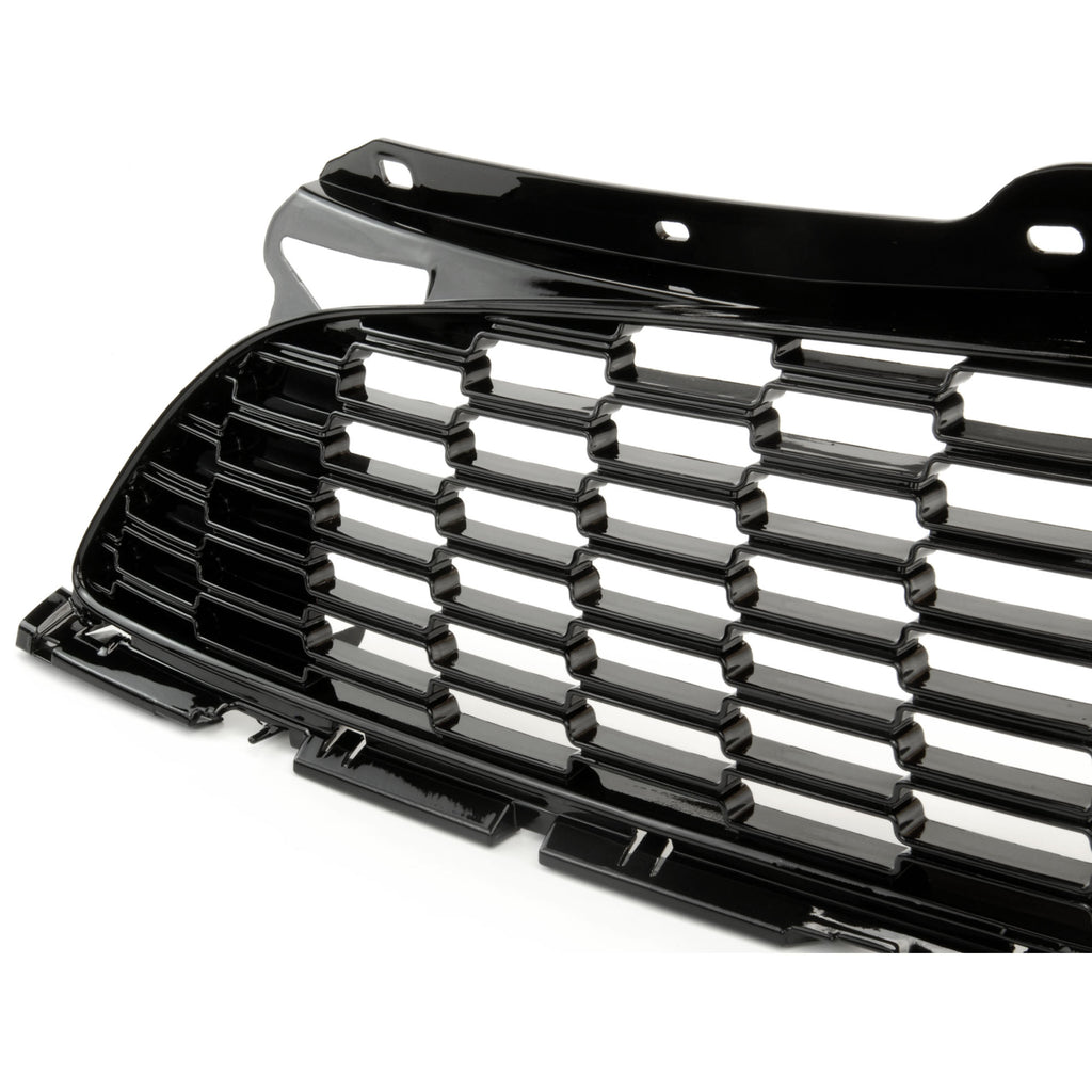 Gloss Black Front Grille for Mini R56 JCW John Cooper Works & Cooper S ...