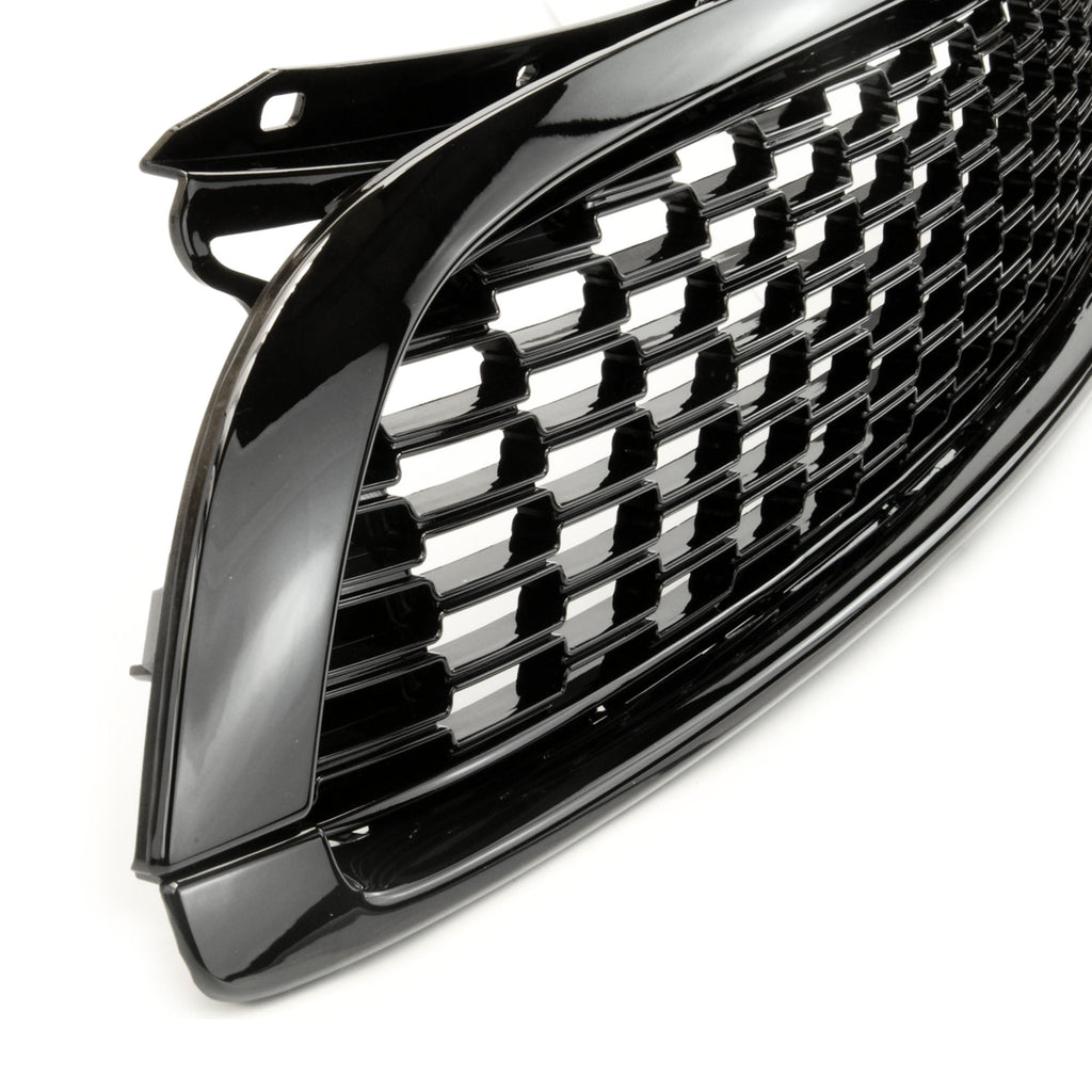 Gloss Black Front Bumper Grille & Surrounds for Mini Cooper S & JCW ...
