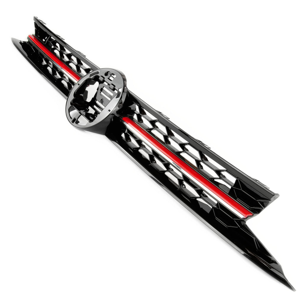 GTI Style Honeycomb Front Radiator Top Grille for VW Polo mk6 2018 ...