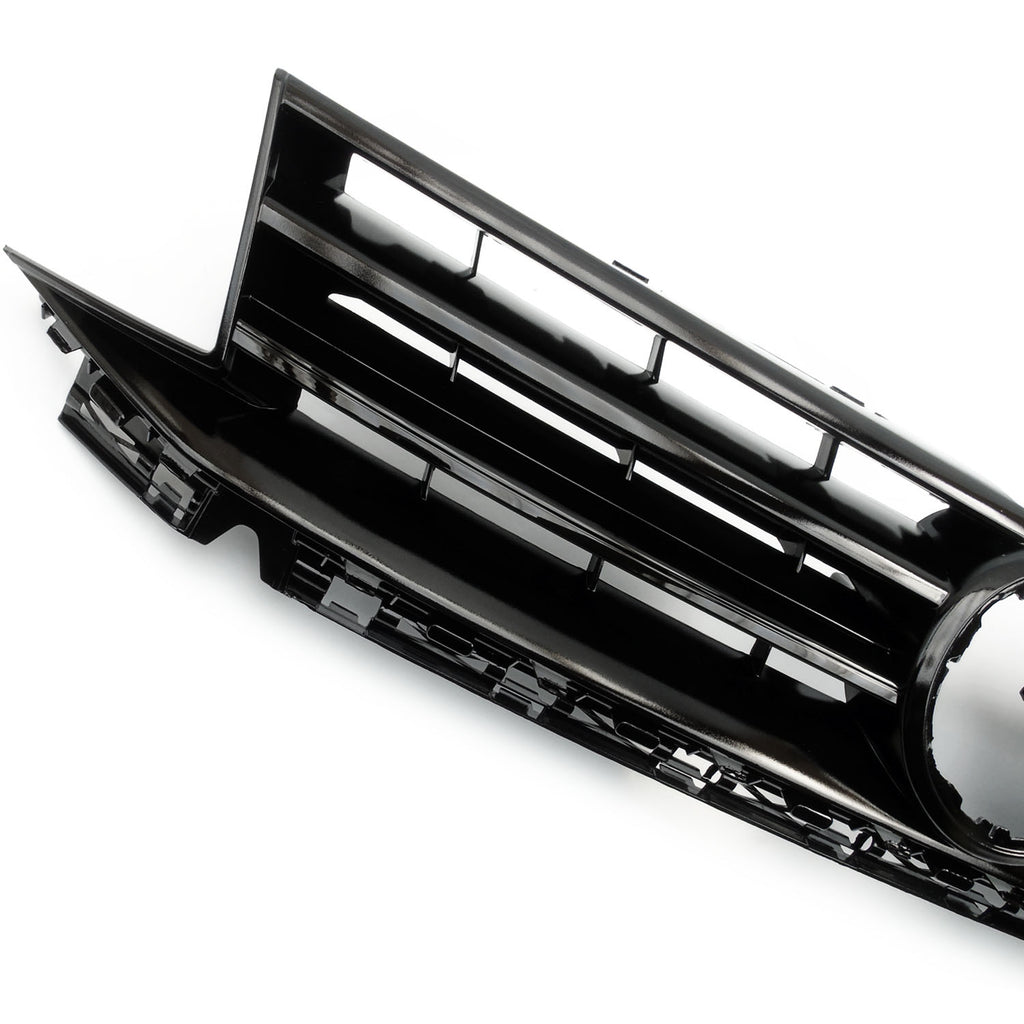 VW Caddy mk4 Van 2016 - 2020 All Gloss Black Front Bumper Grilles and ...