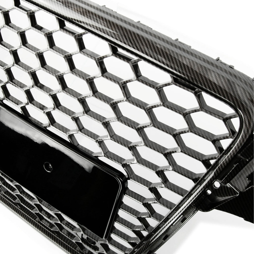 Audi A4 B8 RS4 Style Carbon Fibre Honeycomb Front Grille – Underground ...
