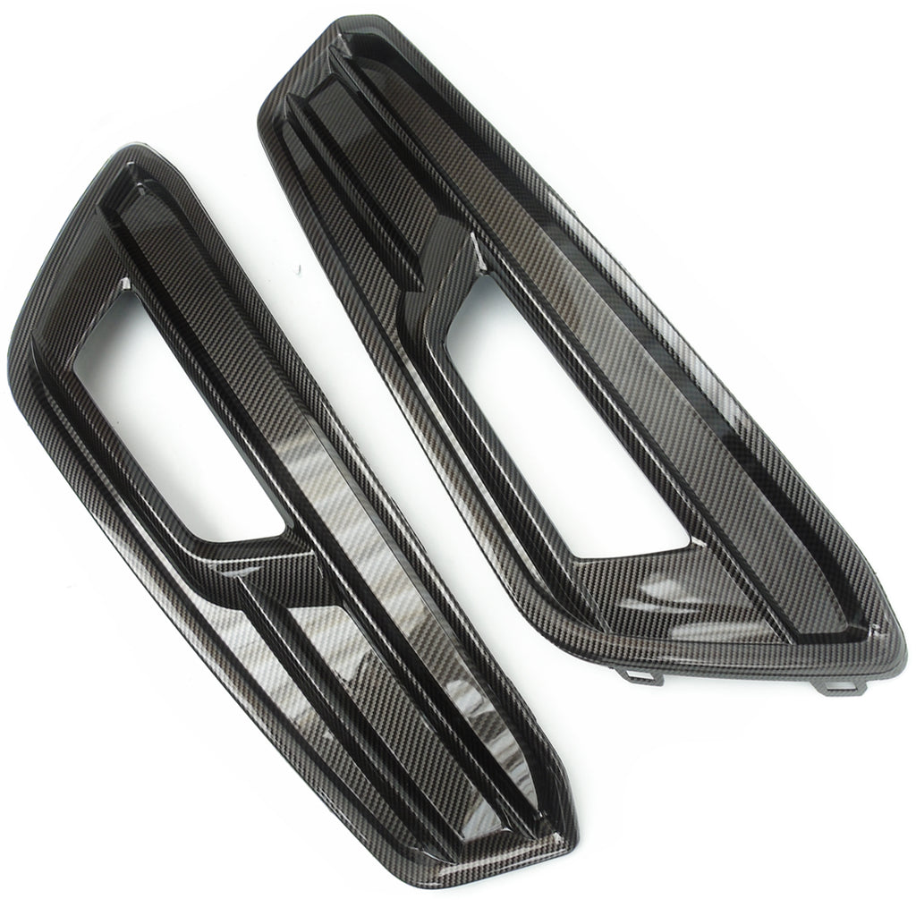 Ford Focus mk3.5 ST Gloss Carbon Fibre Effect Black Fog Light Covers ...
