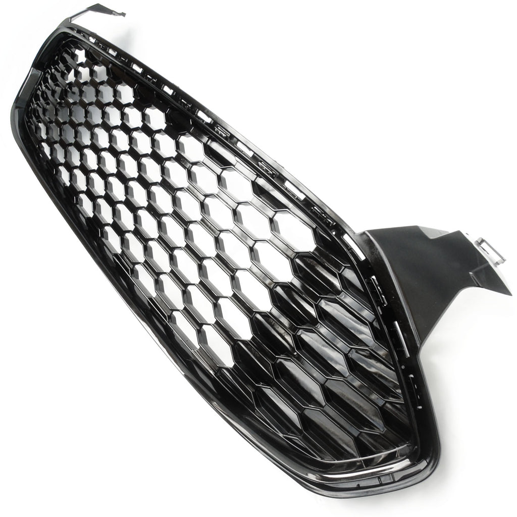 Ford Mondeo mk5 2014-2018 All Gloss Black Honeycomb Mesh Front Grille ...