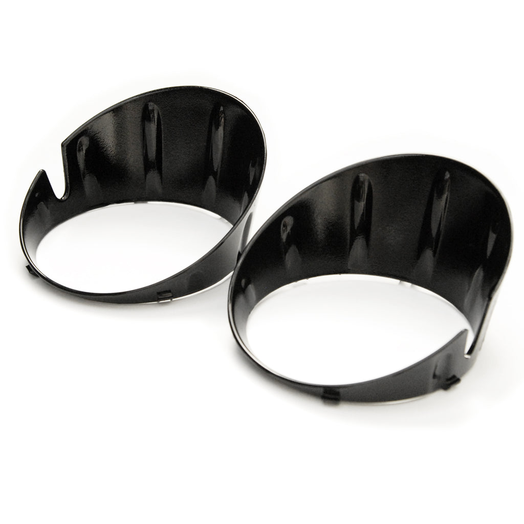 Gloss Black Front Bumper Fog Light Surrounds for Mini R55 R56 R57 R58 ...