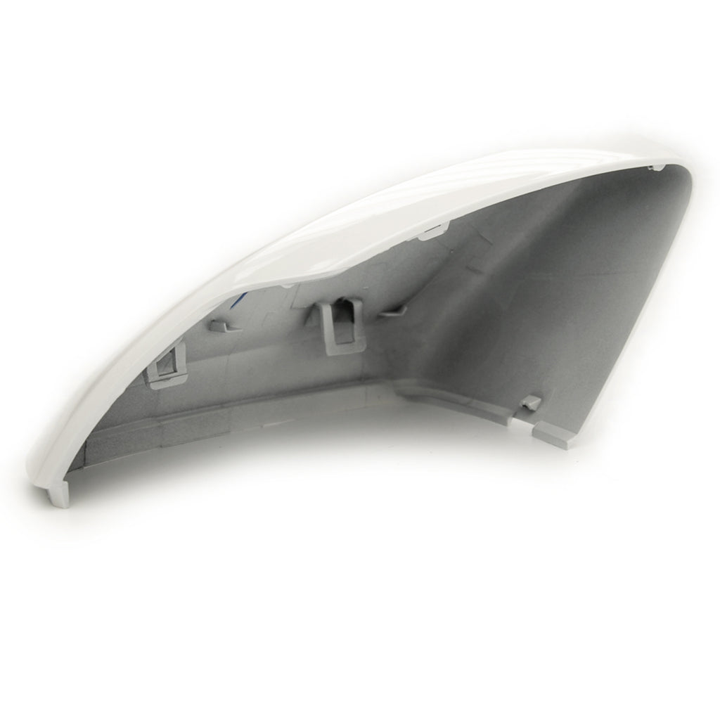VW Polo mk6 2018 Pure White Door Wing Mirror Cover Cap Right Drivers S ...