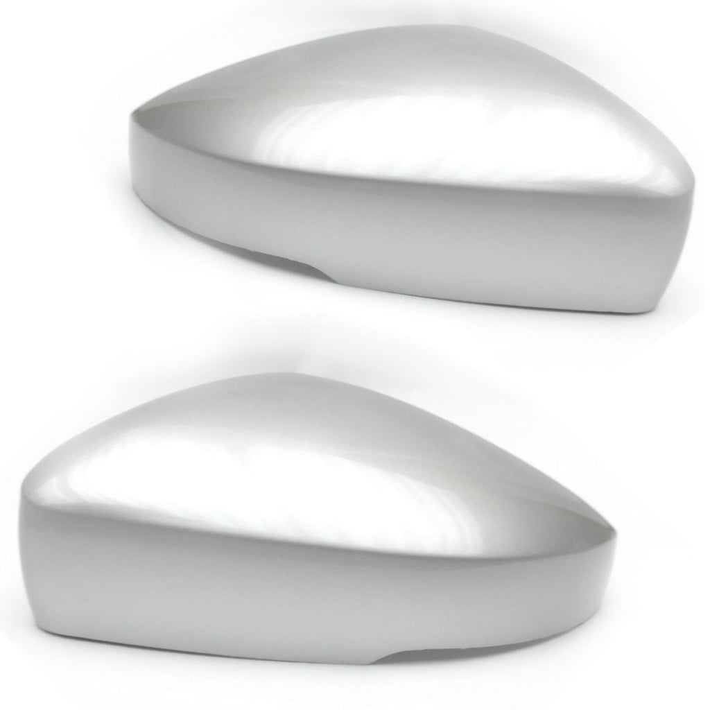 VW Polo 6r 6c Reflex Silver Wing Mirror Covers Caps Left & Right ...