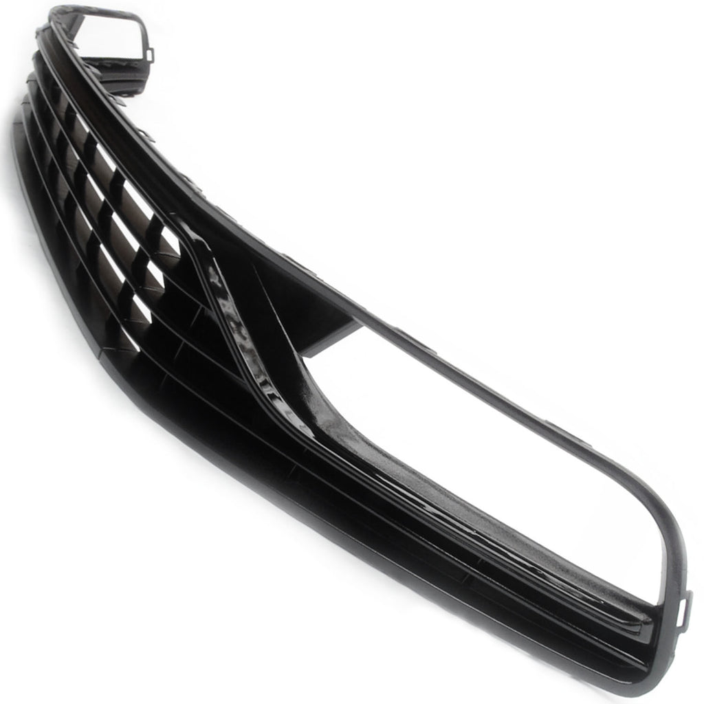 All Gloss Black Lower Bumper Grilles & Fog Covers for VW Polo 6R 6C ...